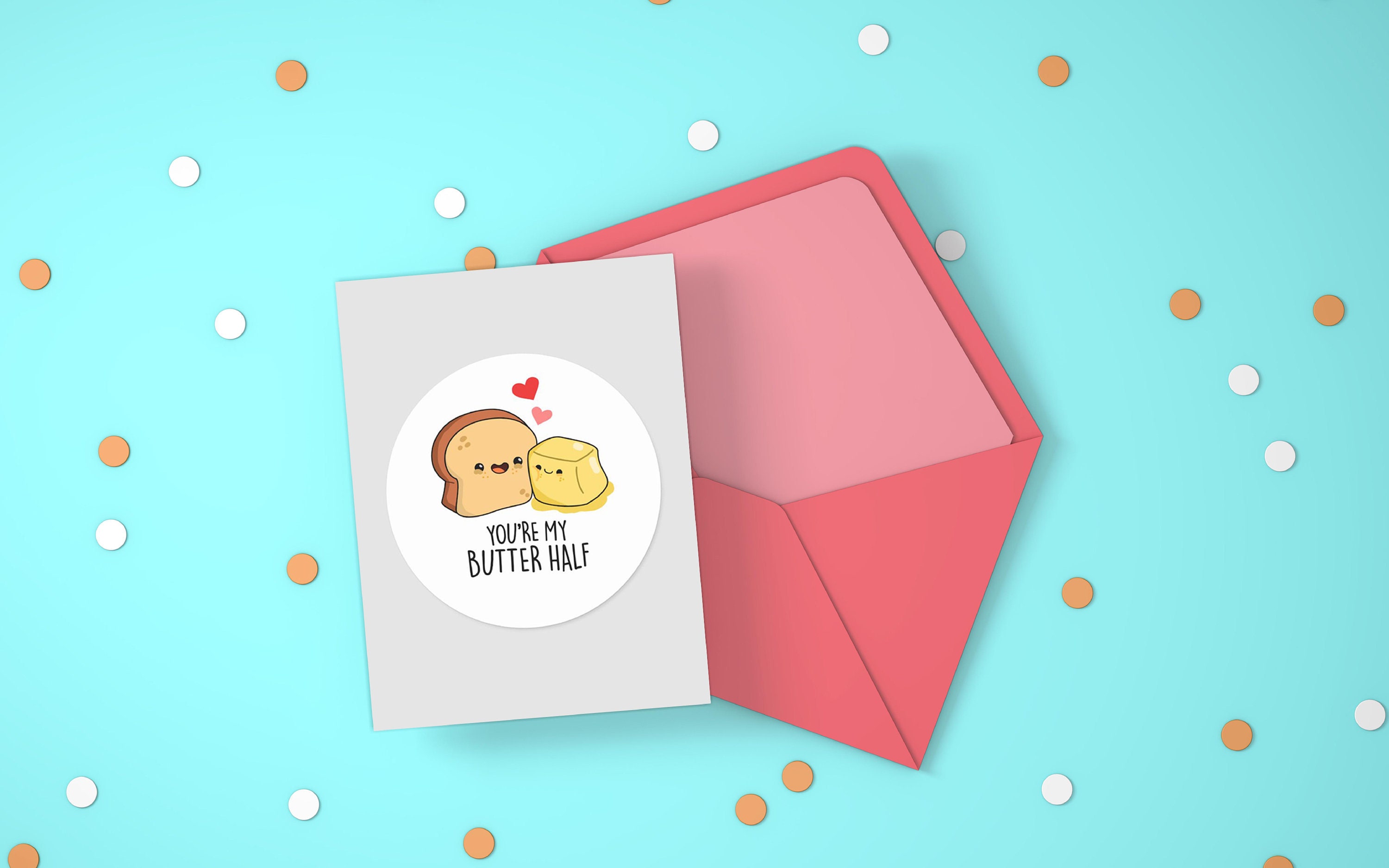 Butter Half Card Printable Card Birthday Card Funny | Etsy