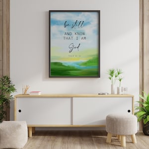 Psalm 46:10, Bible Verse Sign, Christian Home, Religious Quotes, Be ...