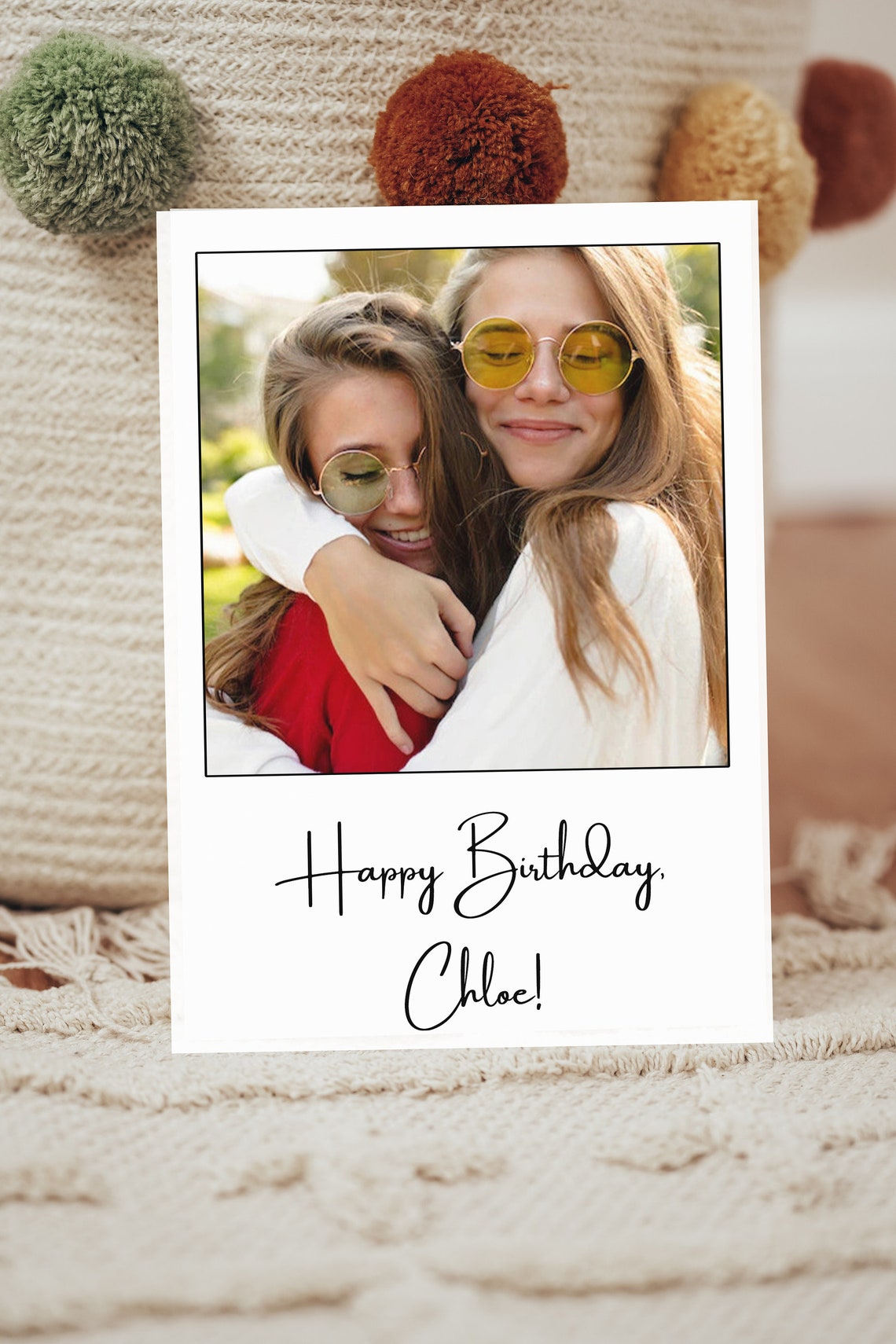 Personalized Birthday Card Custom Photo Card Birthday Gift - Etsy
