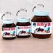 Personalised Nutella Label With Message, Digital Nutella Jar Label ...