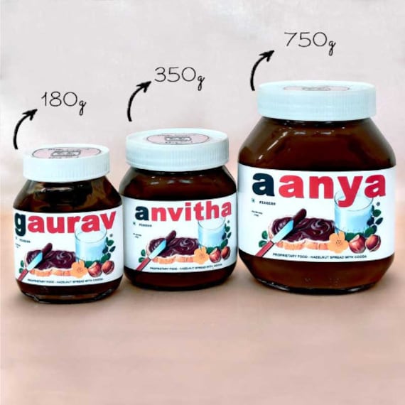 Nutella Jar Sizes