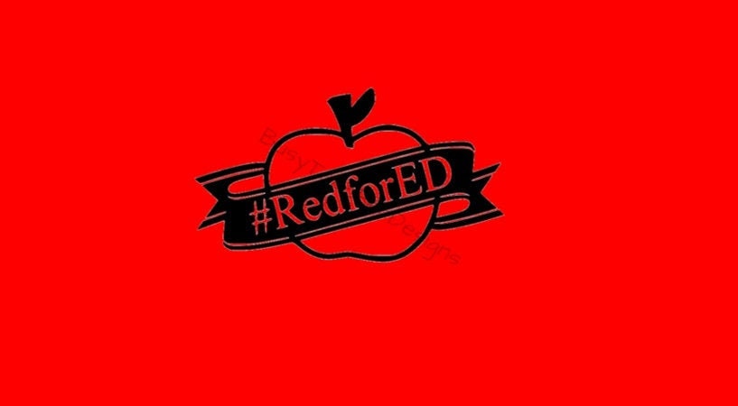 Red for Ed Shirt SVG PNG Red for Education School Teachers | Etsy