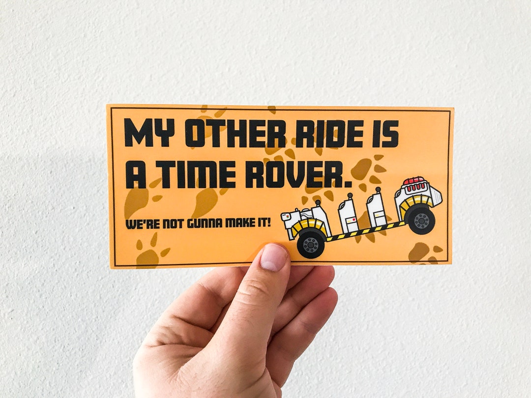My Other Car is A Time Rover Bumper Sticker - Etsy