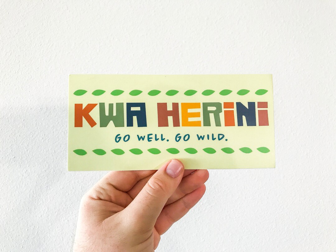 Kwa Herini Bumper Sticker - Etsy