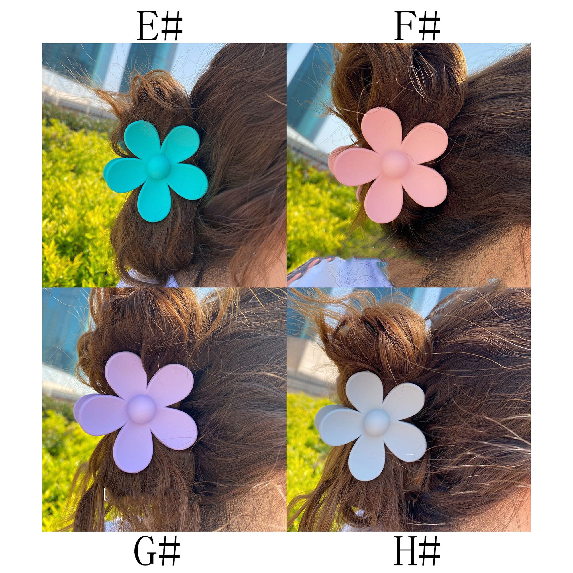 1 Pack Flower Hair Claws Large Hair Claw Fairy Hair Claws - Etsy