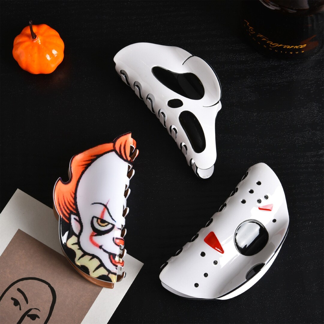 1 Pack Halloween Hair Clip Claw, Jason Hair Clip, Horror Hair Clip ...