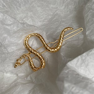 A Pair of Snake Hair Clips, Y2K Hair Clips, Punk Hair Clips ...