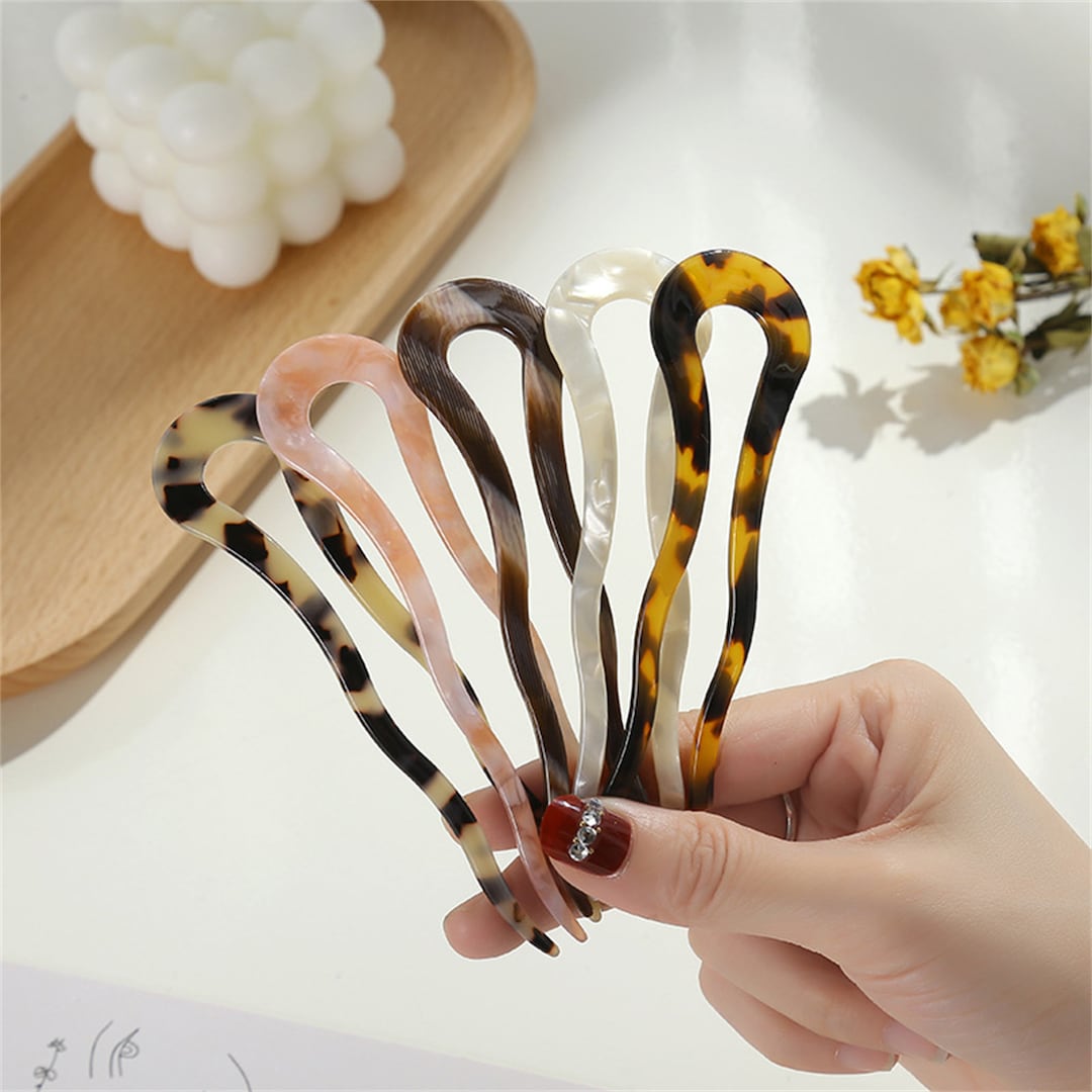 1 Pack, Vintage Hair Pin for Women, French Acetate Hair Pins, Hair Pins ...