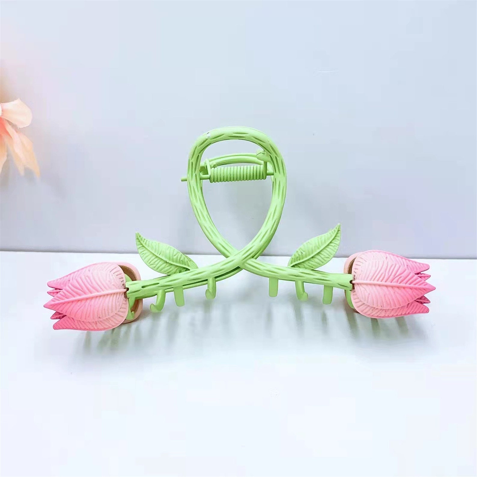 1 Pack Tulip Hair Claws Metal Hair Claws Flower Hair Clip - Etsy