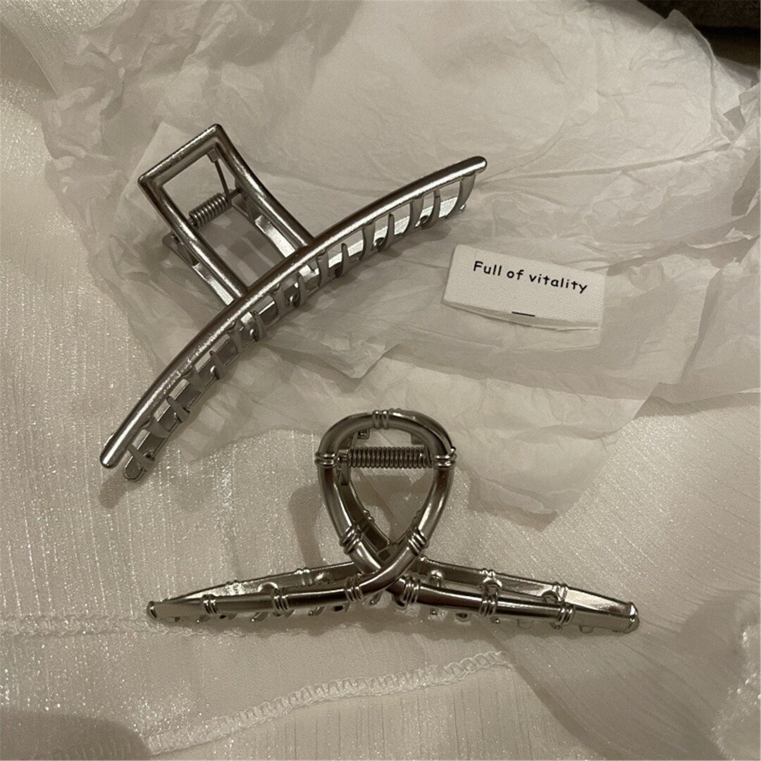 1 Pack Large Hair Claw Metal Hair Claws Designer Hairpin - Etsy