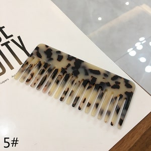 Colorful Tortoise Shell Hair Comb, Acrylic Hair Comb, Hair Accessory ...