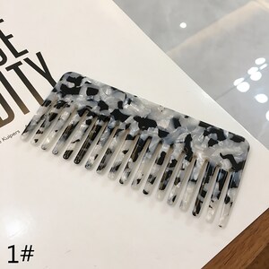 Colorful Tortoise Shell Hair Comb, Acrylic Hair Comb, Hair Accessory ...