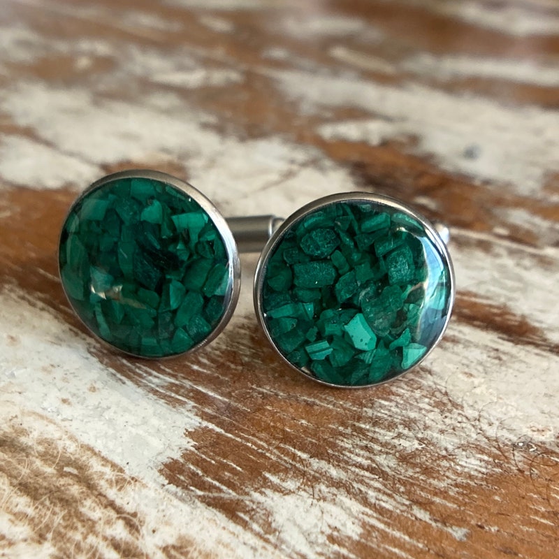 Gemstone Cufflinks - Etsy