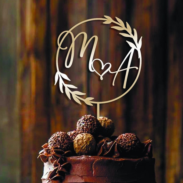 Silver Cake Topper - Etsy