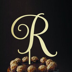 Wedding Cake Topper Letter R Cake Toppers for Wedding Rustic - Etsy
