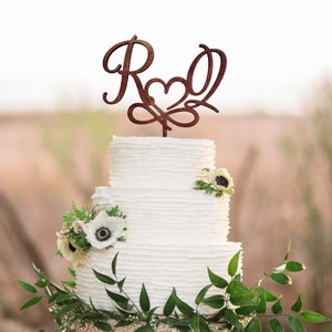Cake Topper for Wedding Infinity Wedding Cake Topper M Lettr K Cake ...