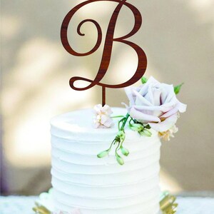 Wedding Cake Topper Letter R Cake Toppers for Wedding Rustic - Etsy