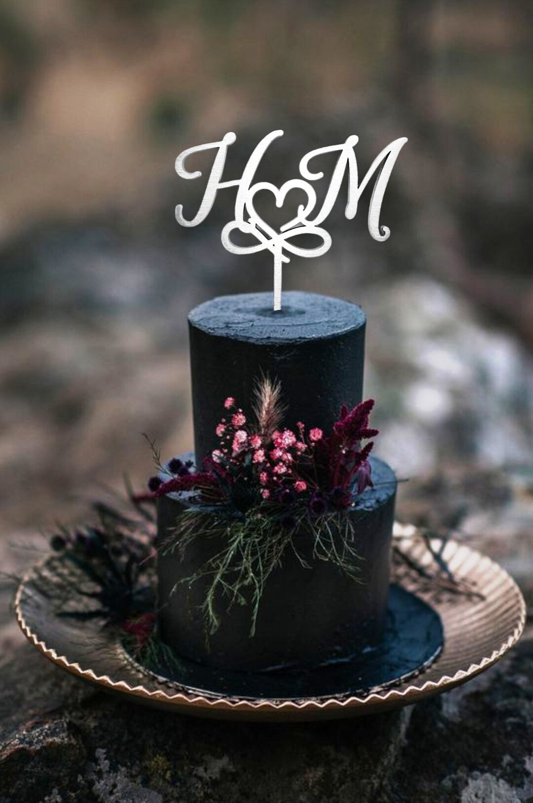 Cake Topper for Wedding Infinity Wedding Cake Topper M Lettr K Cake ...