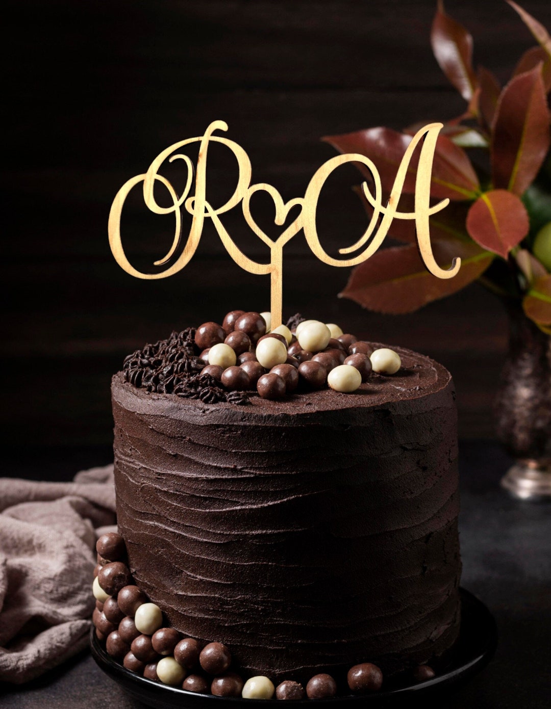 Personalized Wedding Cake Topper Custom Initials Cake Toppers Wedding ...