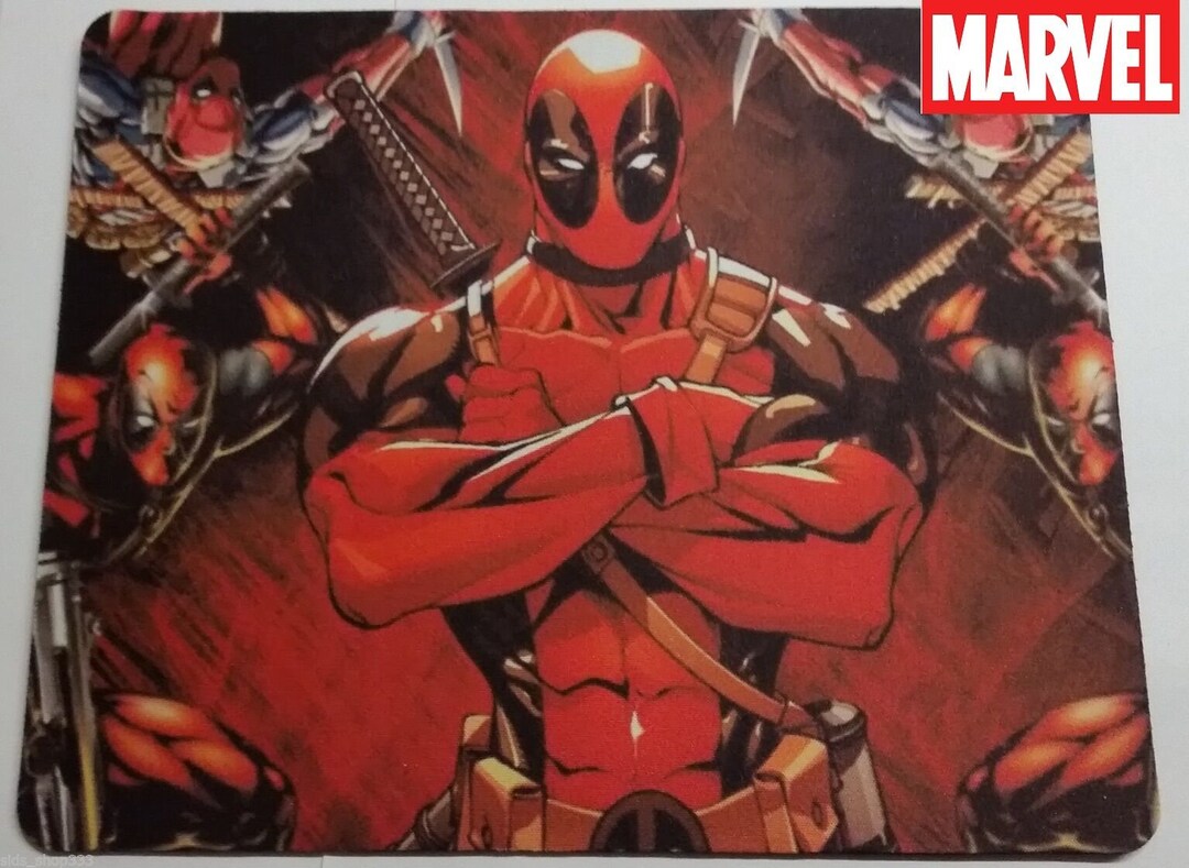 Deadpool Stalking Mouse Pad – Marvel Comics, Anti-slip 9x7 Inch ...