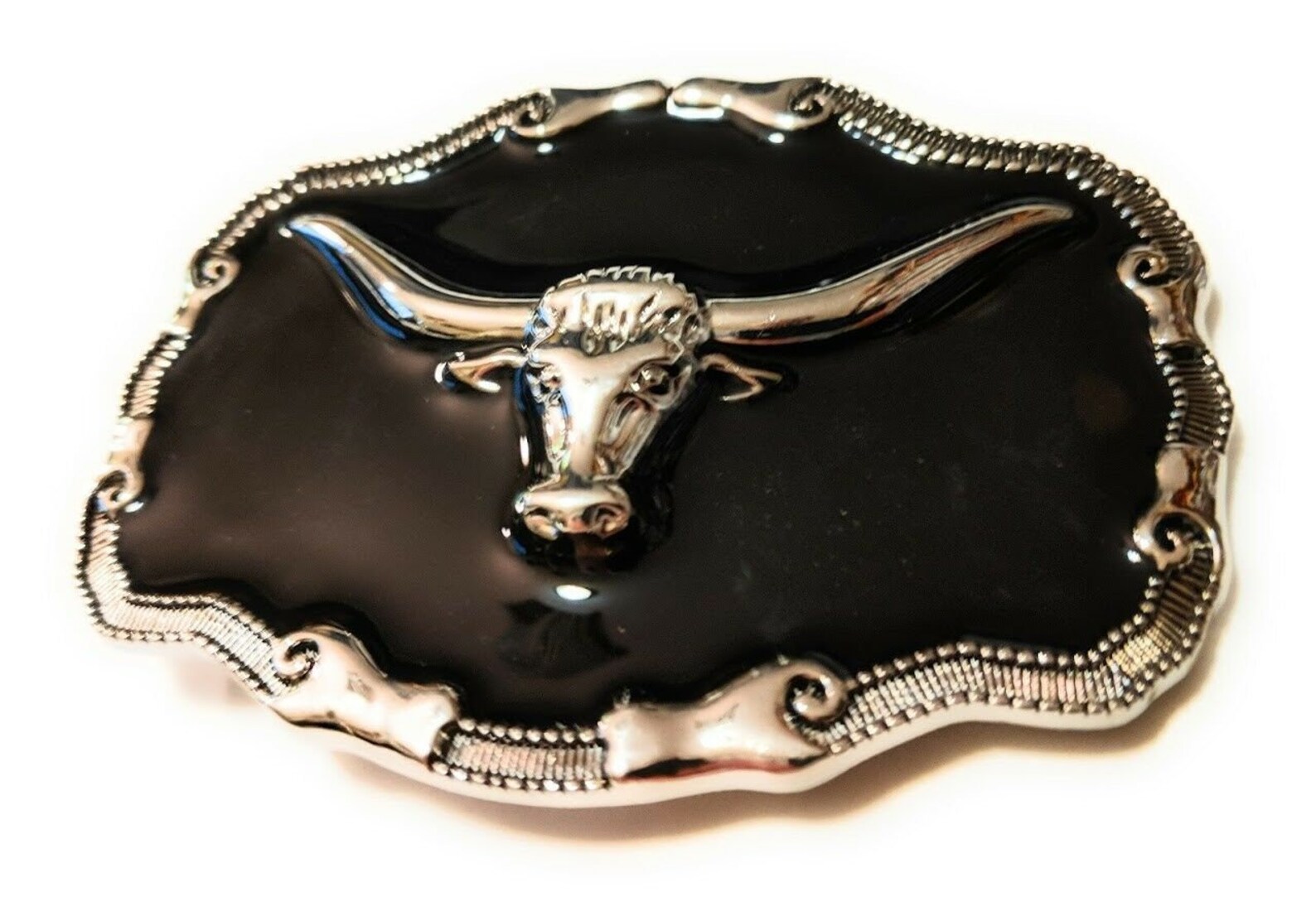 Beautiful Bull Western Belt Buckle Steer Cowboy Rodeo Buckle | Etsy