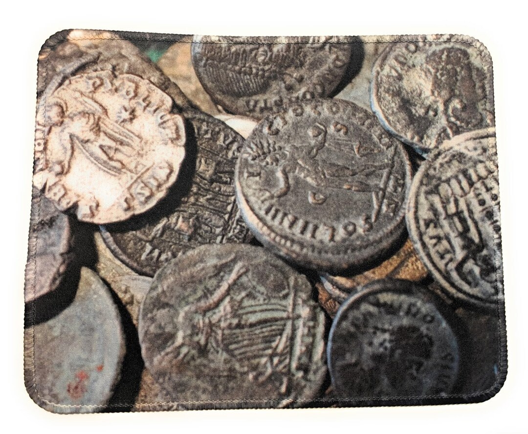 Ancient COIN Mouse Pad 9x7" Sol Soldier Coins Roman Constantine the ...