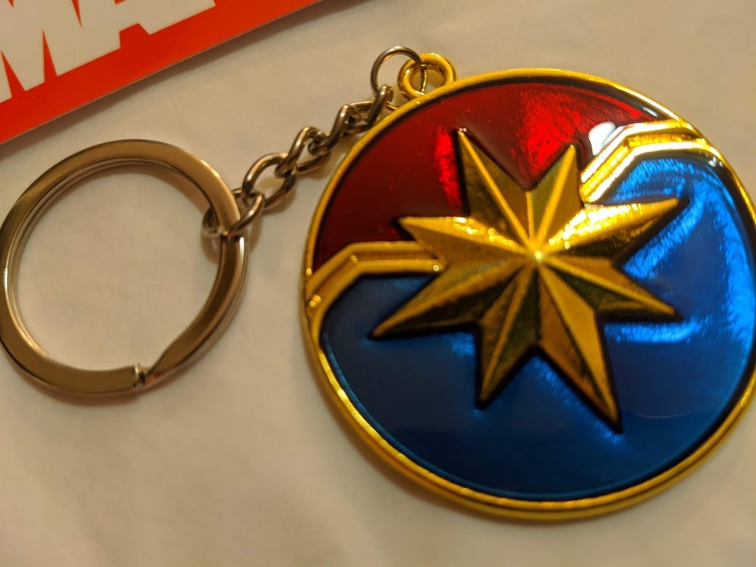 Convention Exclusive - Marvel Comics Captain Marvel LOGO Emblem Movie ...