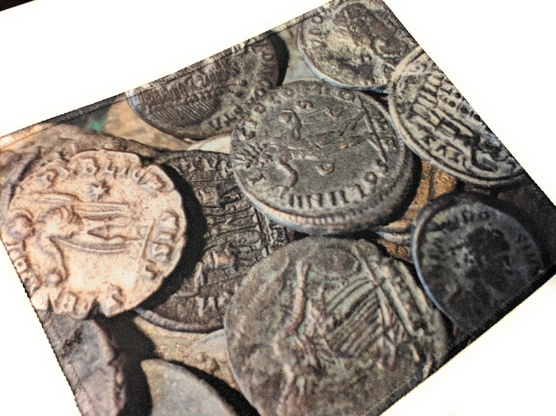 Ancient COIN Mouse Pad 9x7" Sol Soldier Coins Roman Constantine the ...