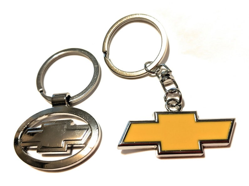 Two pack CHEVY CHEVROLET Classic logo keychain key chain Movie | Etsy