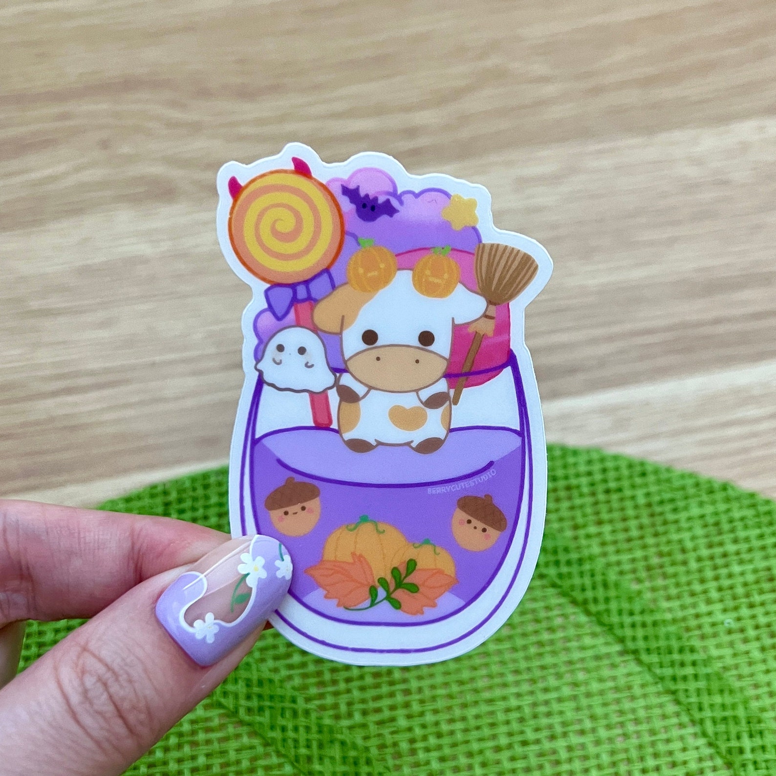 Seasons Parfait Transparent Stickers: Kawaii Stickers Dessert - Etsy
