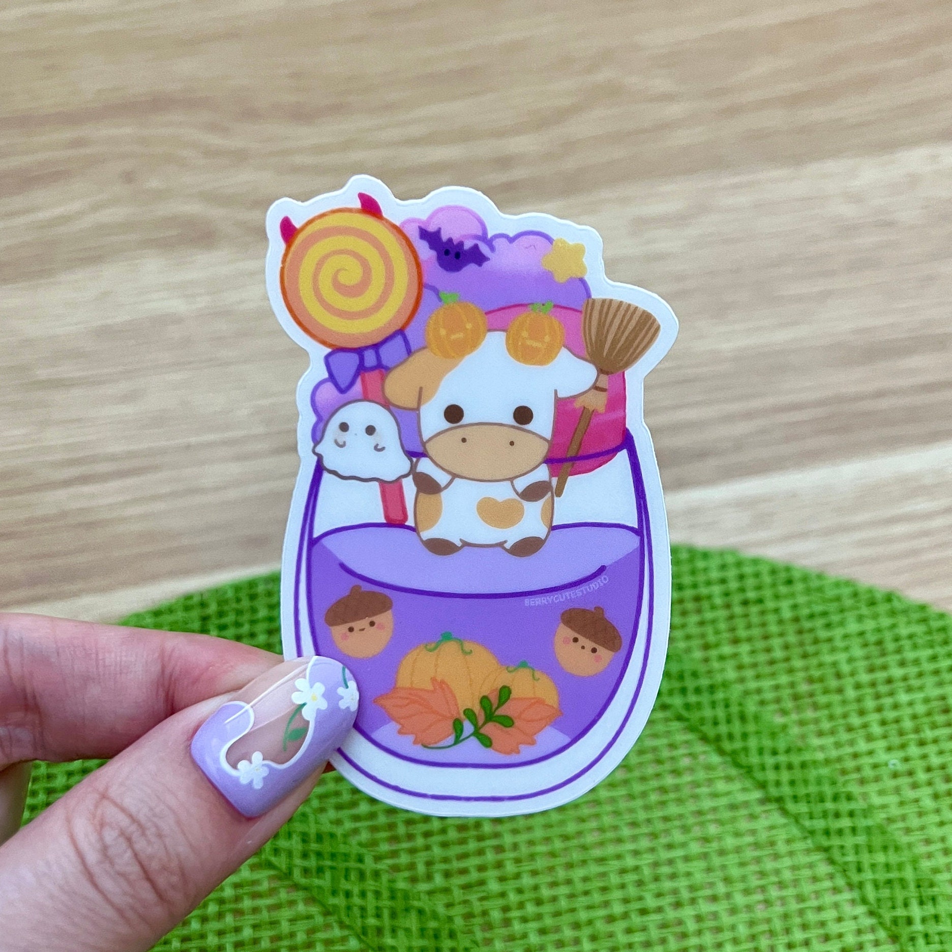 Seasons Parfait Transparent Stickers: Kawaii Stickers Dessert - Etsy