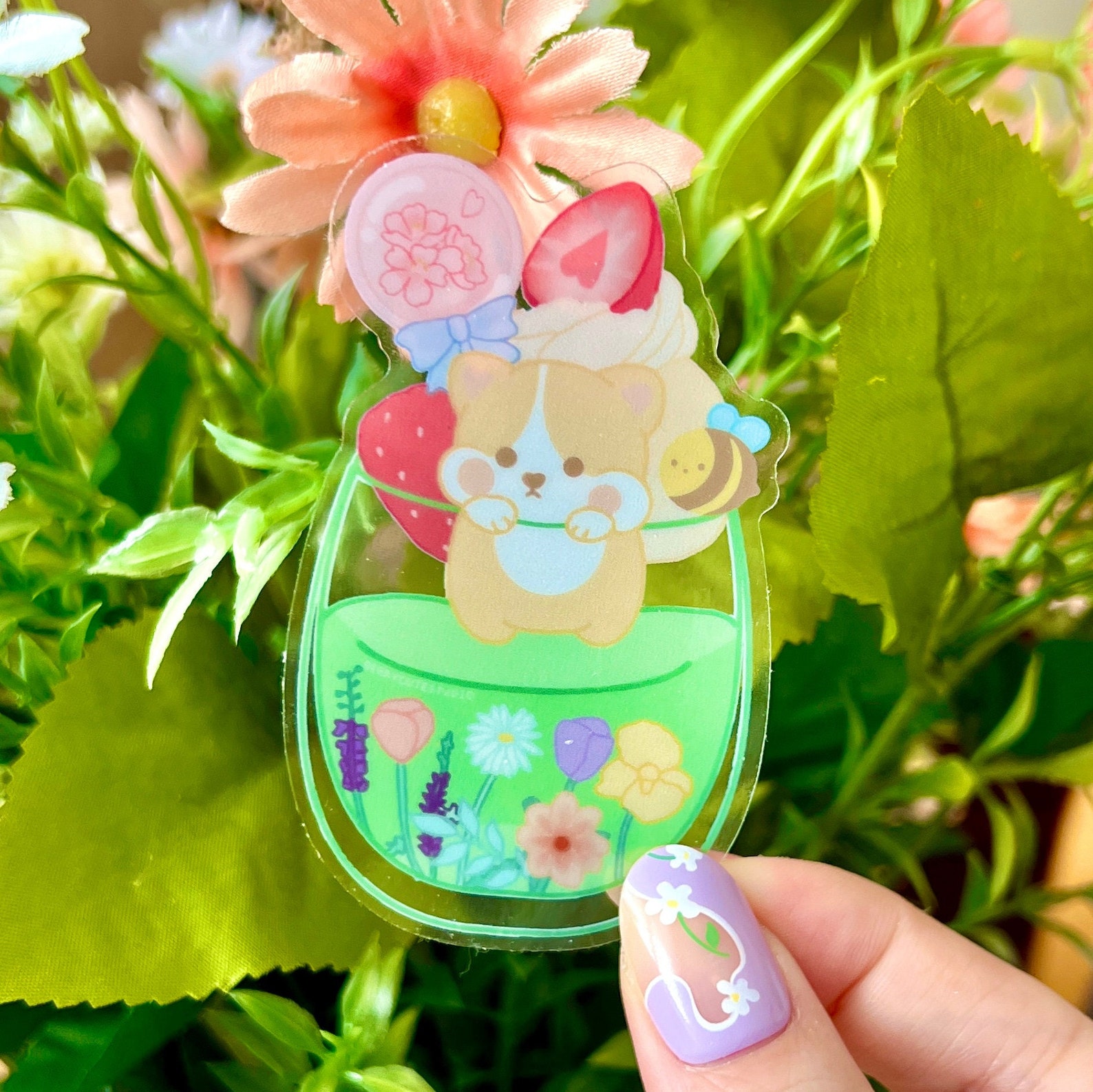 Seasons Parfait Transparent Stickers: Kawaii Stickers Dessert - Etsy