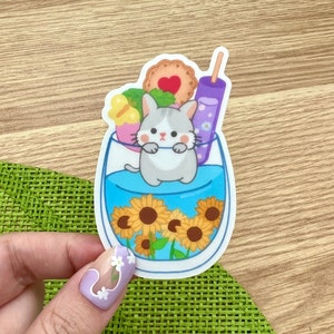 Seasons Parfait Transparent Stickers, Kawaii Dessert Stickers, Ice ...