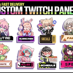 Custom Twitch Panels | Get Custom Handmade Twitch Panels | Fast and ...