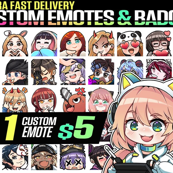 Custom Tiktok Emotes - Etsy