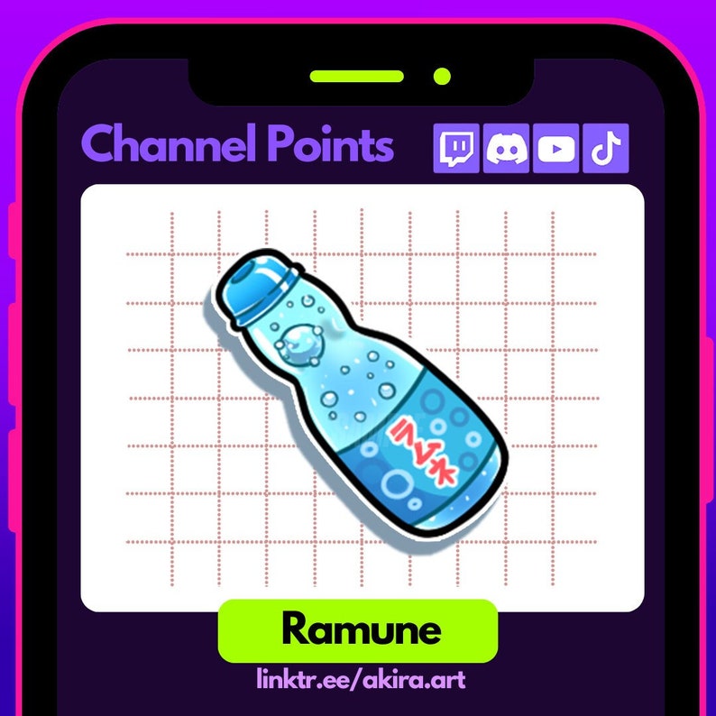 Ramune Channel Points for Twitch | Twitch Channel Point Icon | Twitch ...