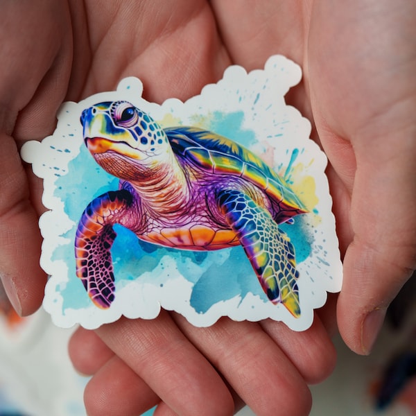 Sea Turtle Decal - Etsy