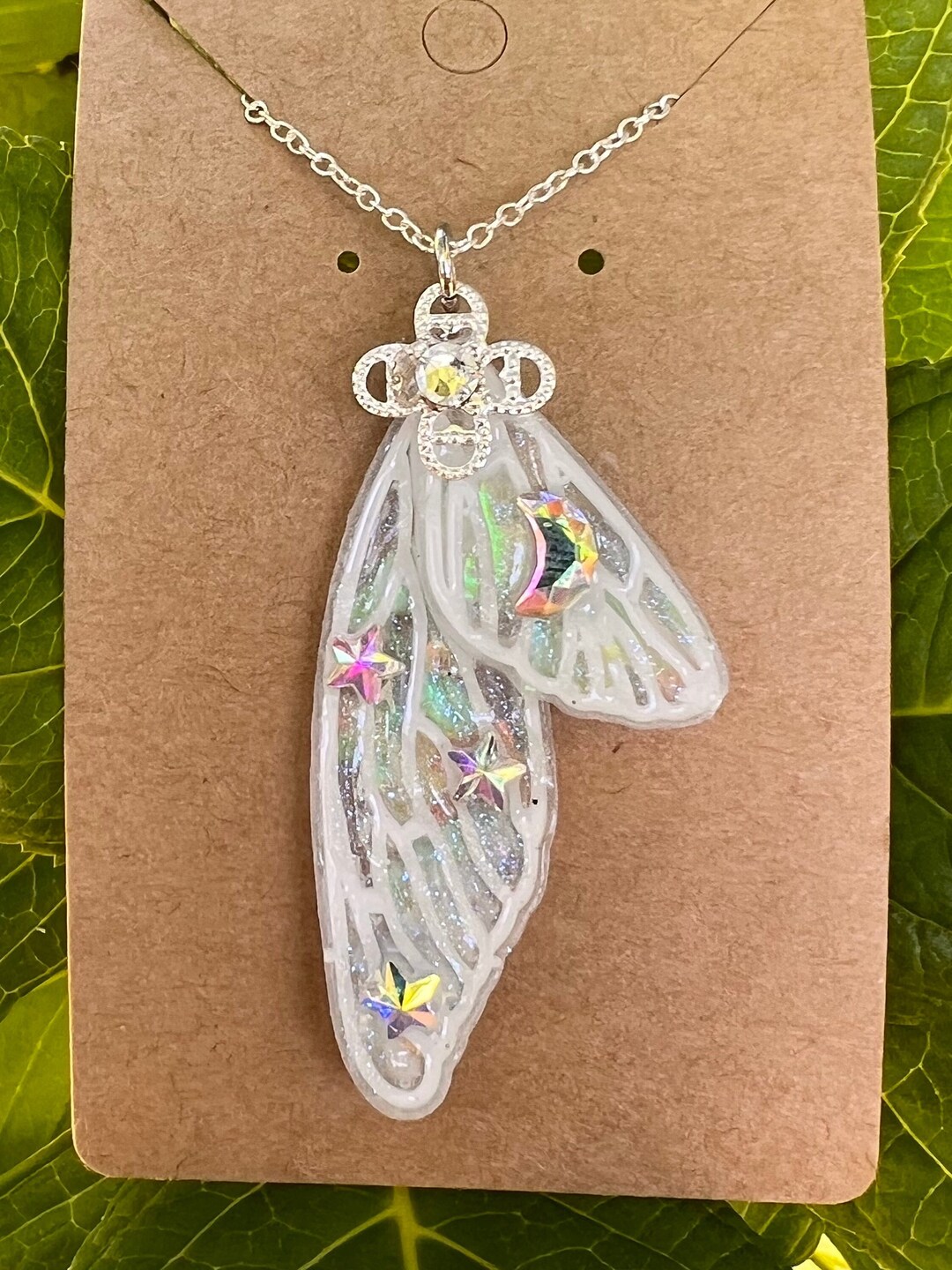 Enchanted Fairy Wing Pendant, Fairy Wing Necklace, Gift for Fairytale ...
