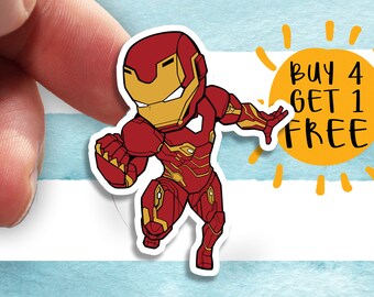 Superhero stickers | Etsy