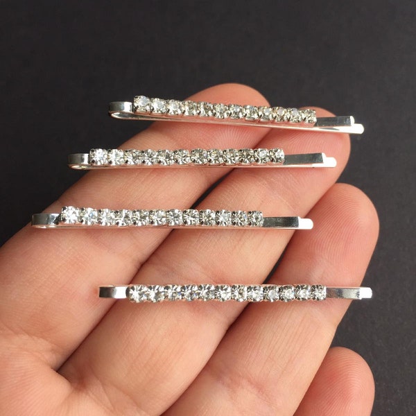 Silver Hair Clip - Etsy