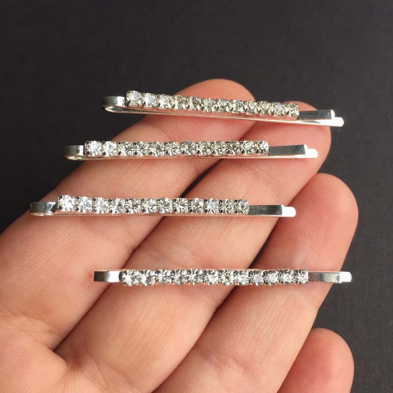 Silver Hair Clip - Etsy