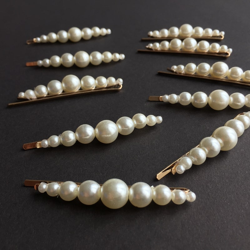 Pearl Hair Accessory - Etsy