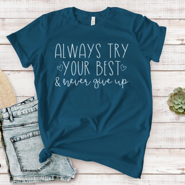 Try Your Best - Etsy