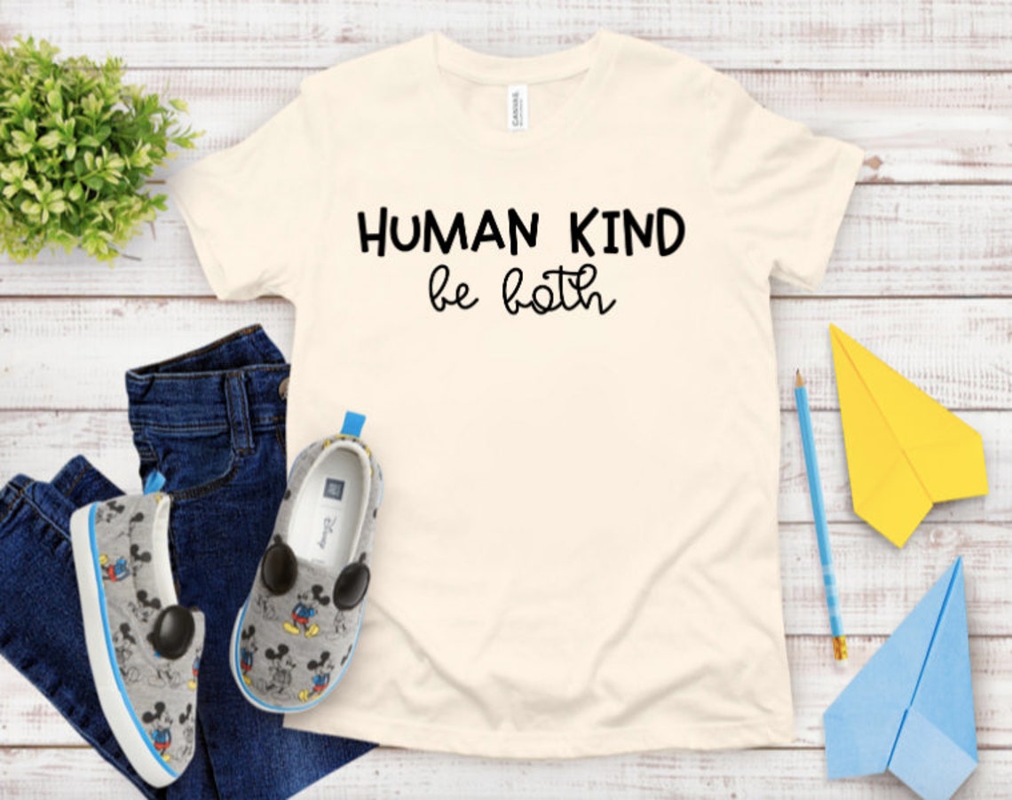 Human Kind Be Both Youth Tee Shirt by Unapologetically You 22 | Etsy