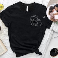 Custom Portrait Shirt, Comfort Colors Custom Portrait From Photo ...