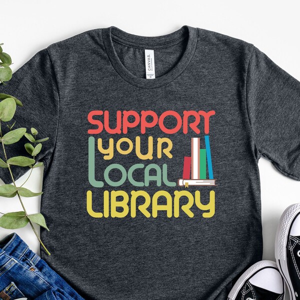 Library Shirt - Etsy