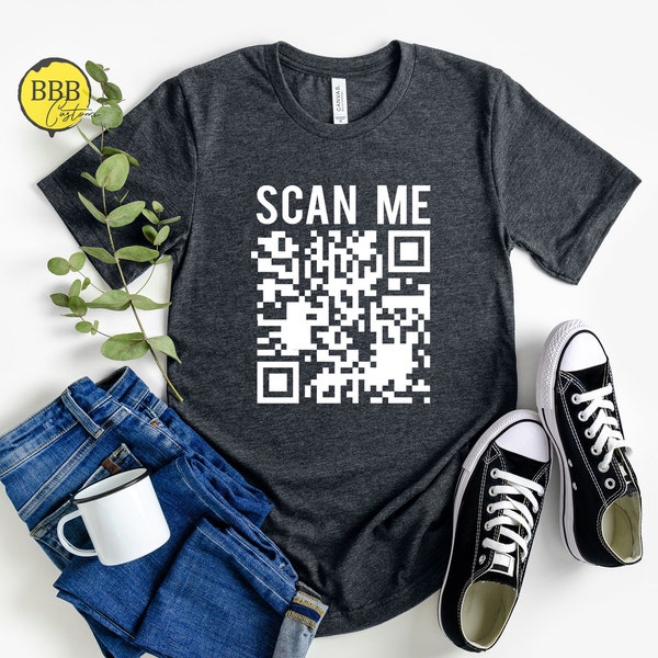 Qr Code Shirt - Etsy
