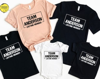 Family Name Shirts - Etsy