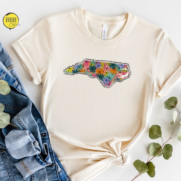 North Carolina Shirt - Etsy