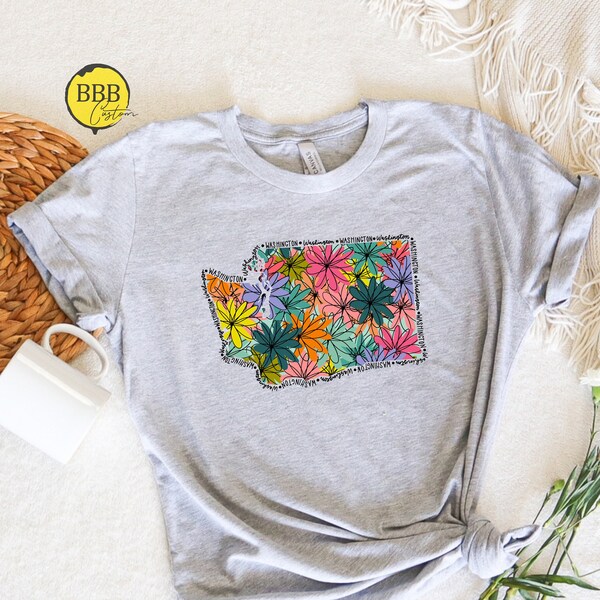 Wa State Shirt - Etsy
